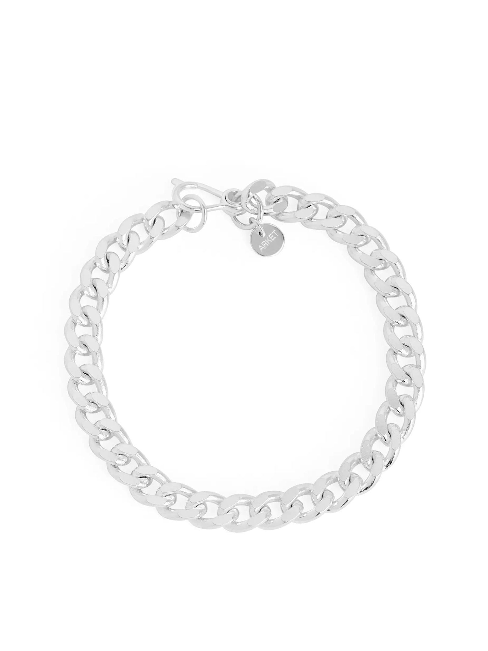 ARKET Chunky Sterling Silver Bracelet in Silver | endource