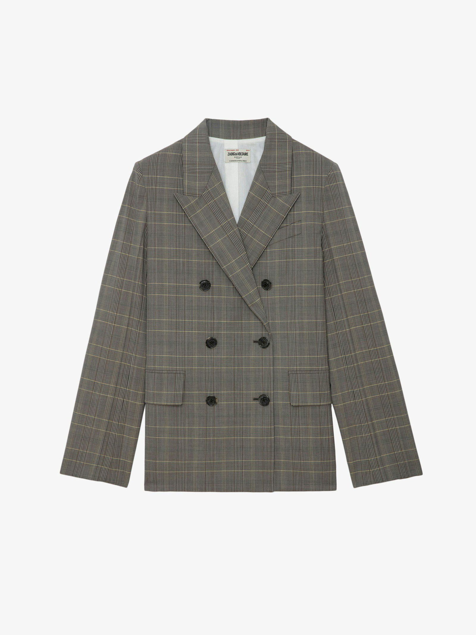 ZADIG & VOLTAIRE Vaena Blazer in Grey | Endource