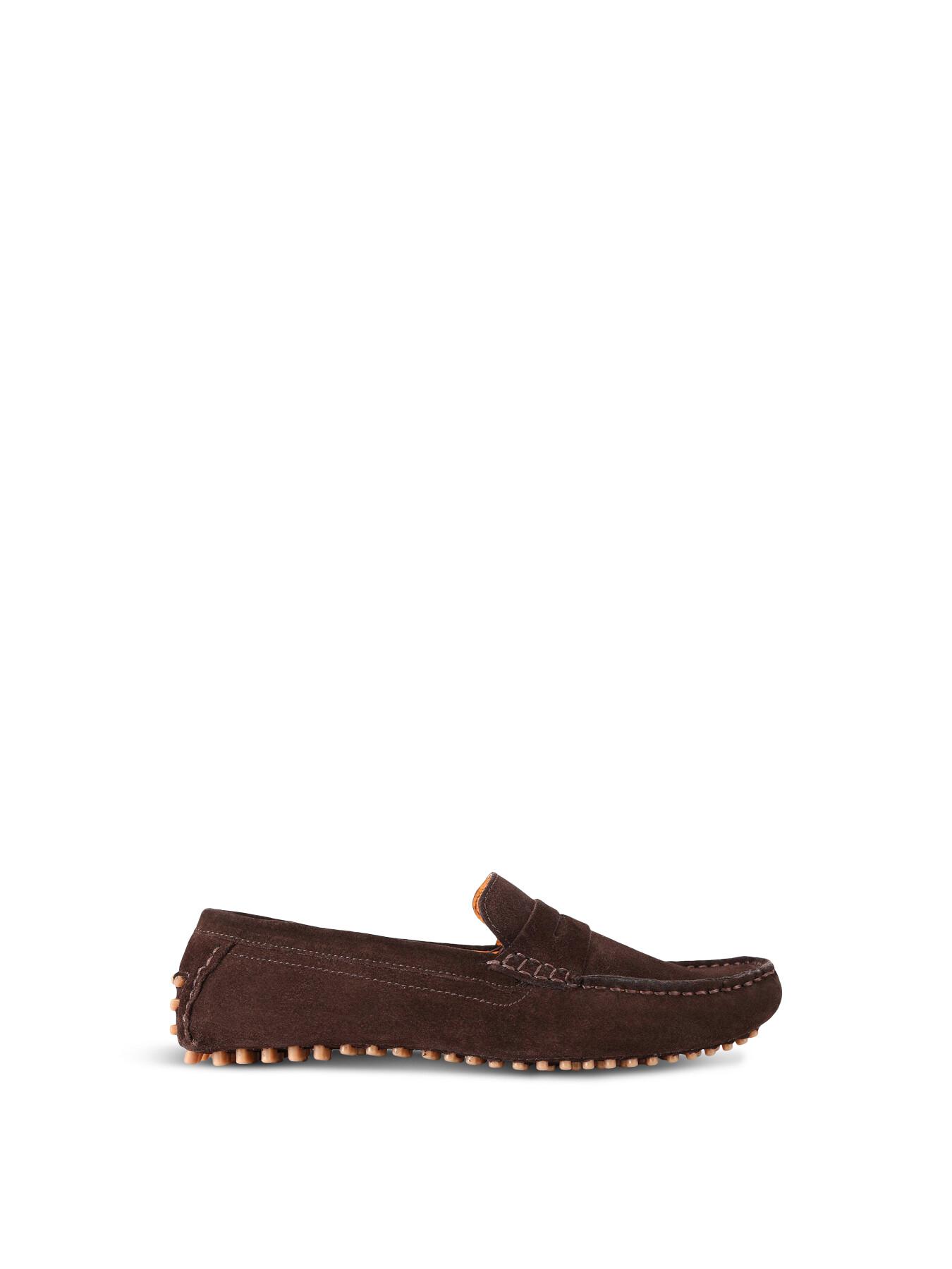 KG KURT GEIGER Rocky Suede Loafers in Brown | Endource
