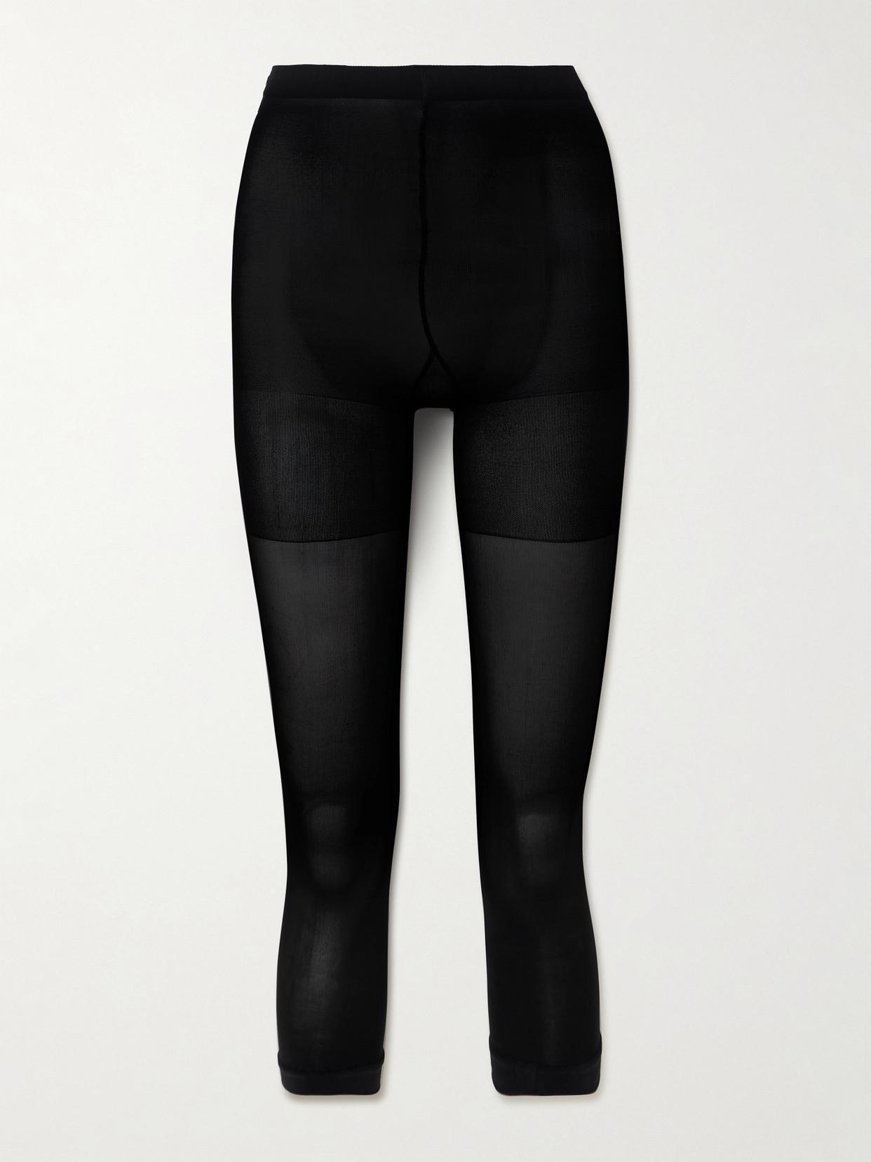 SKIMS Hosiery Shaping Capri Tights in Black | endource