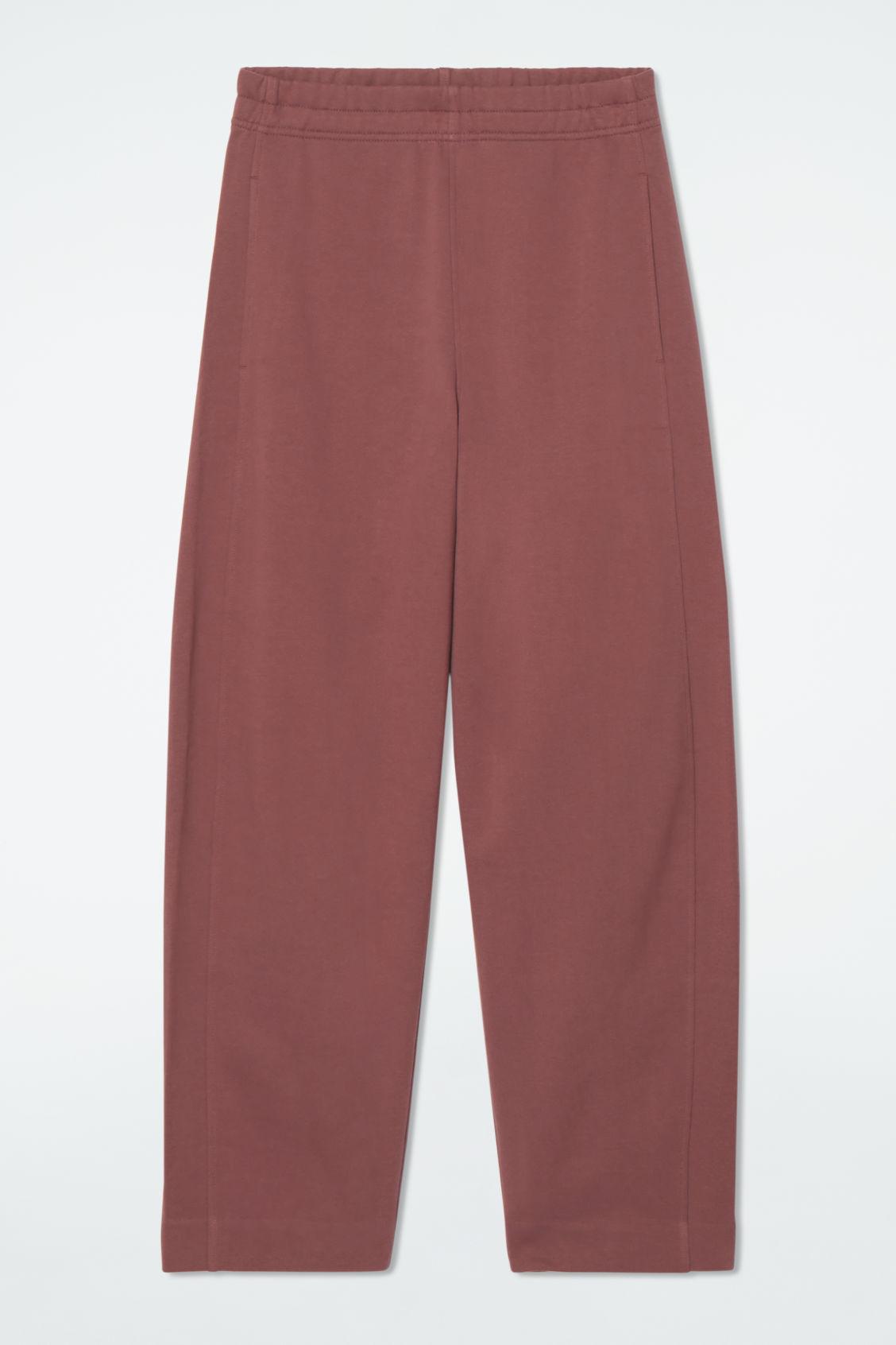 COS Barrel-Leg Joggers in RUST BROWN | endource