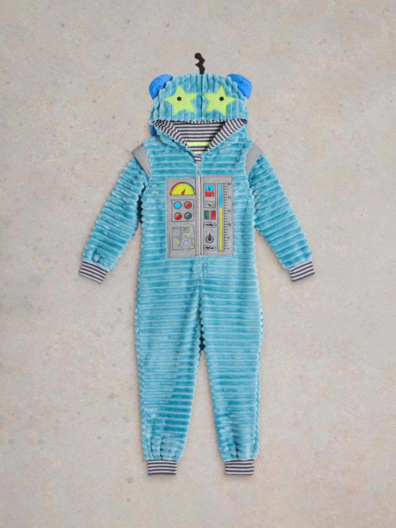 WHITE STUFF Robot Onesie | endource