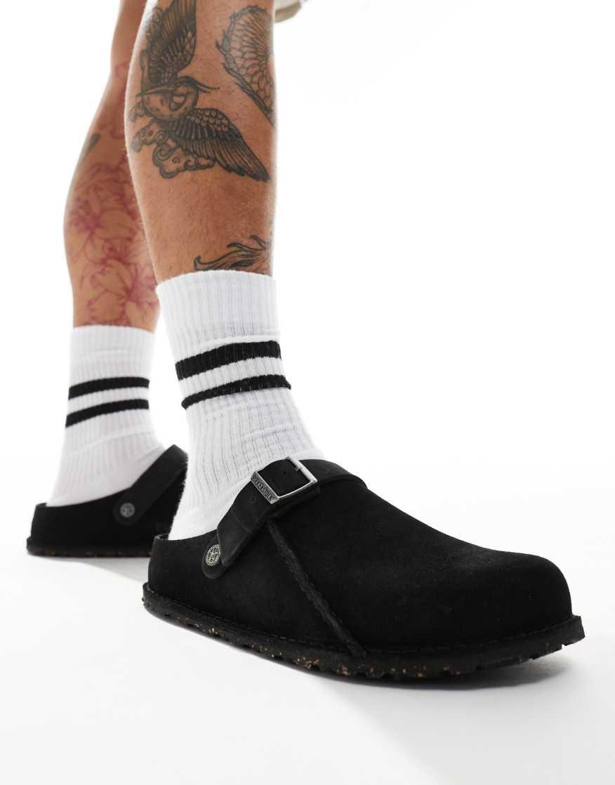 BIRKENSTOCK Lutry Clogs in BLACK | endource