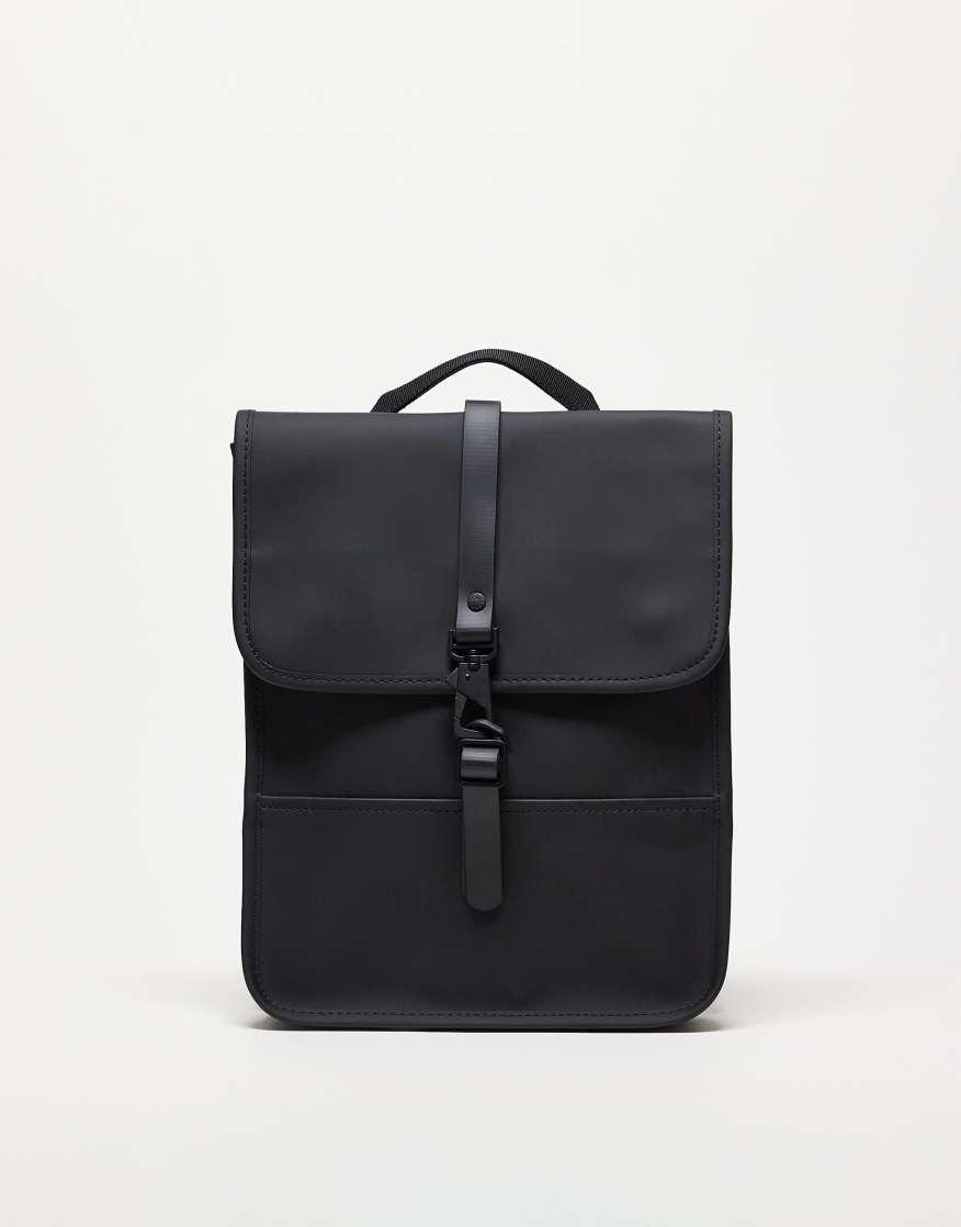RAINS 13010 Waterproof Micro Backpack in BLACK | endource