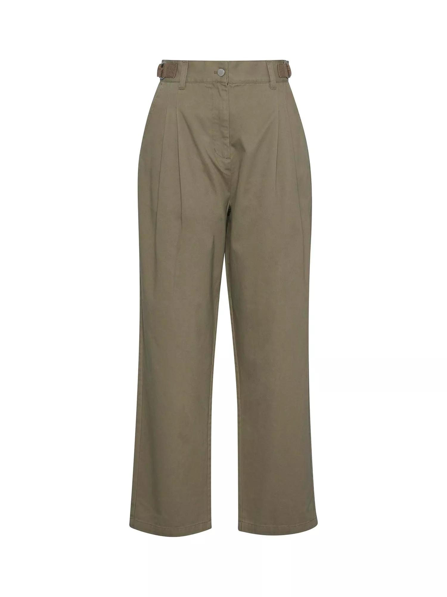 BARBOUR Amber Tapered Trousers in Dusky Green | endource