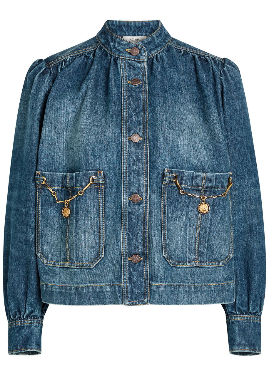 CHLOÉ Capsule Embellished Denim Jacket | endource