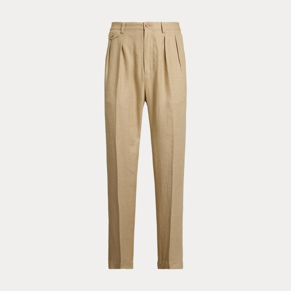 POLO RALPH LAUREN Whitman Relaxed Fit Herringbone Trouser in Brown ...