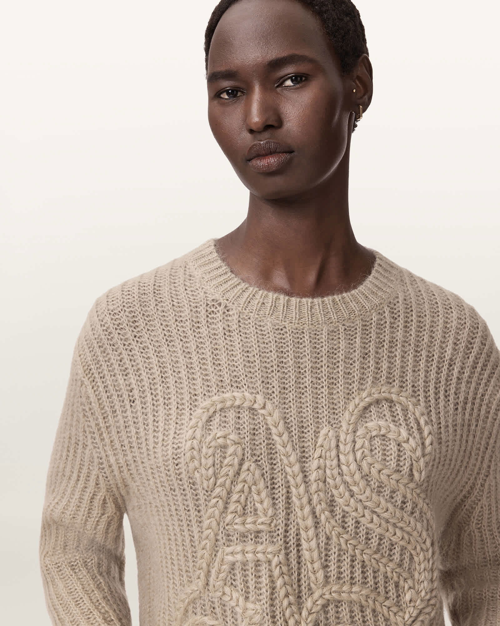 ALLSAINTS Chain Embroidered Jumper | endource