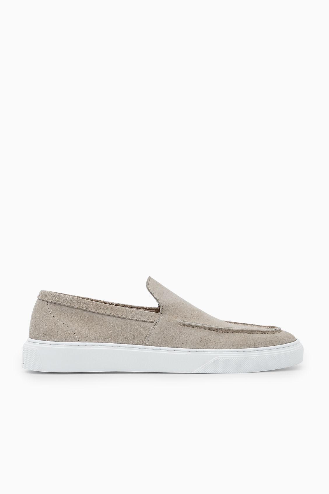 COS Suede Loafers in SAND BEIGE | endource