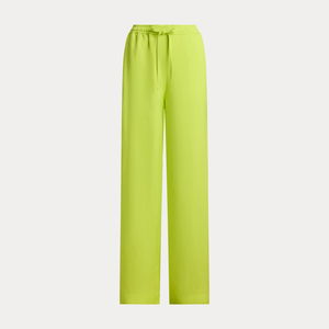 POLO RALPH LAUREN Twill Drawstring Wide-Leg Trousers | endource