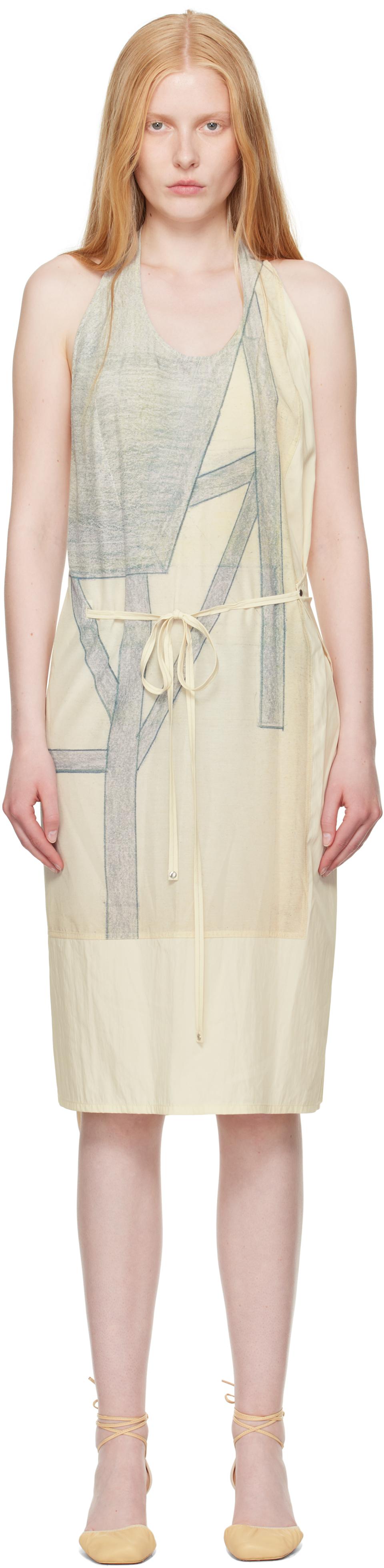 LEMAIRE Lemaire x Philippe Weisbecker - Apron Midi Dress | endource
