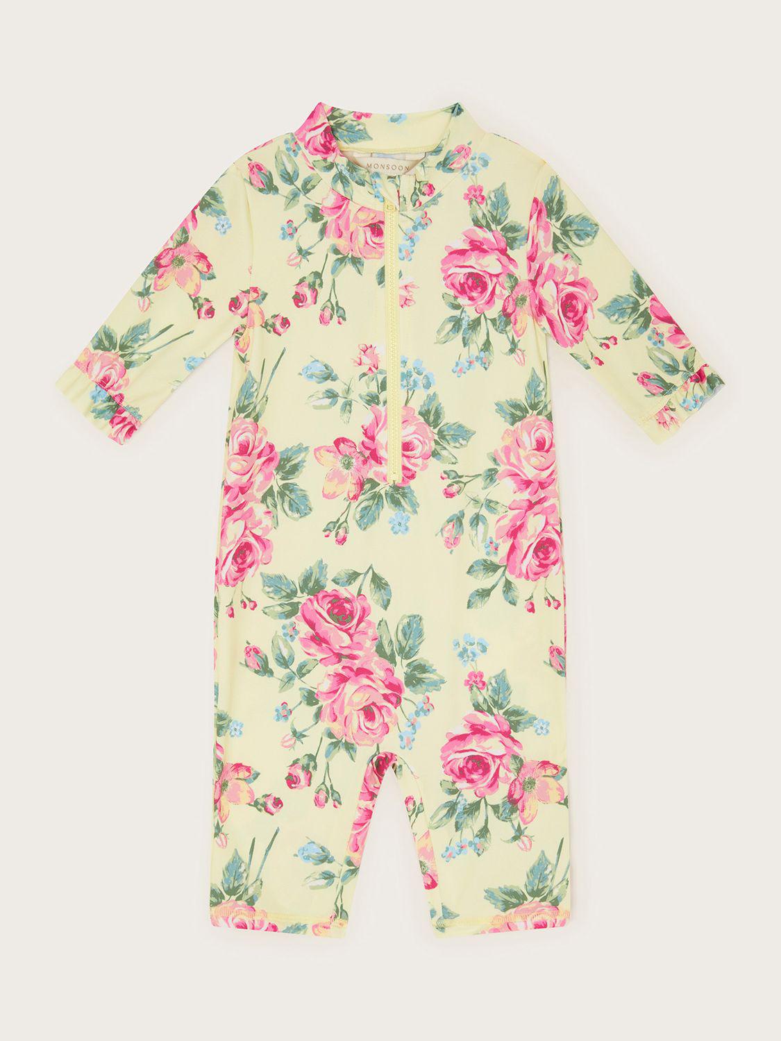 Monsoon Rose Shortie Swimsuit in Yellow | endource