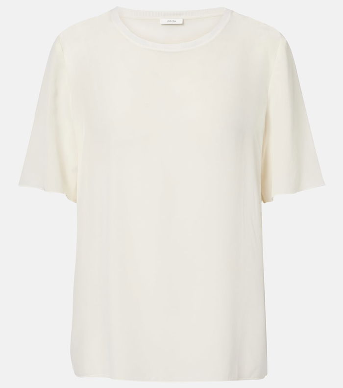 JOSEPH Rubin Silk Crêpe De Soie T-shirt | endource