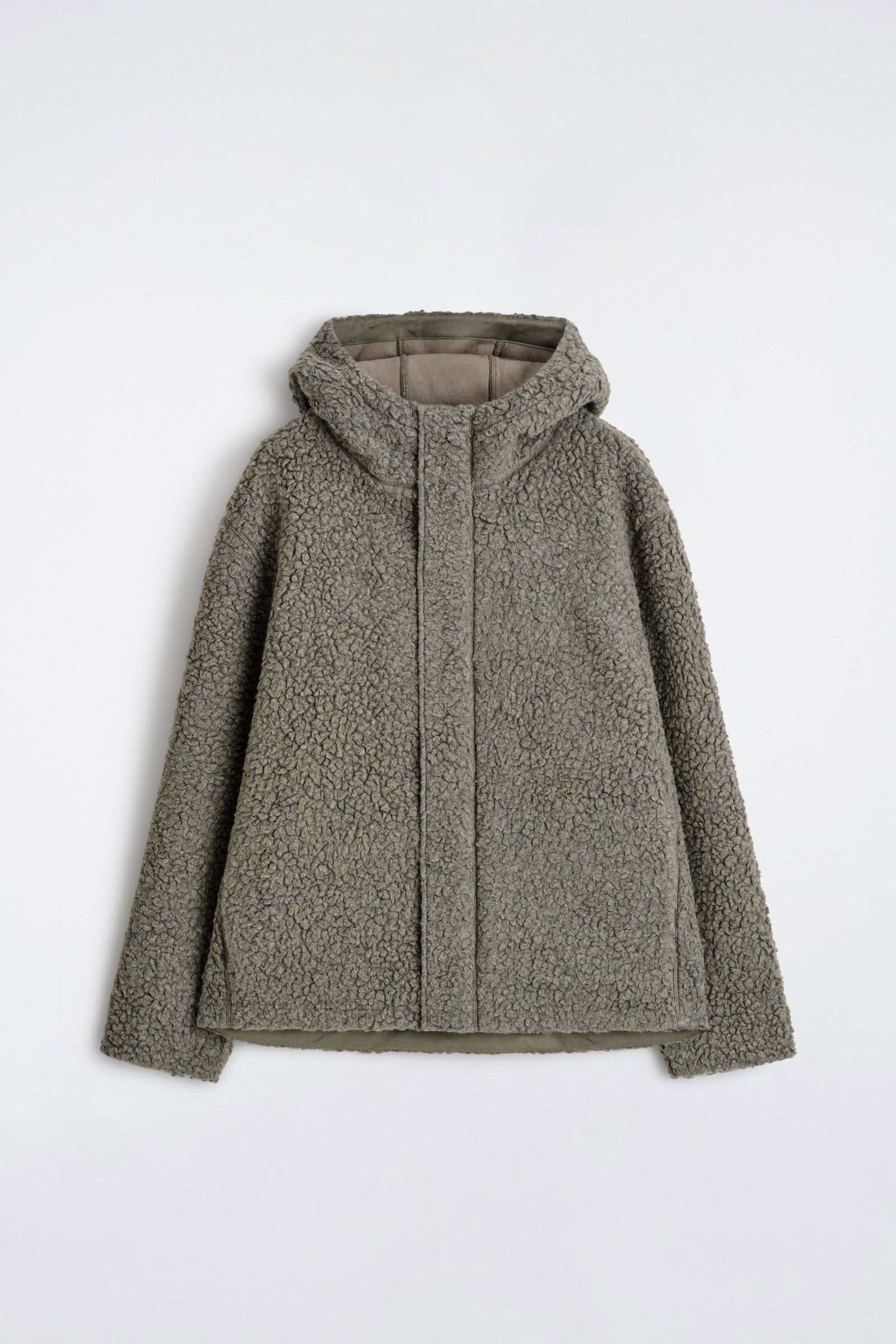 COS Hooded Teddy Jacket | endource