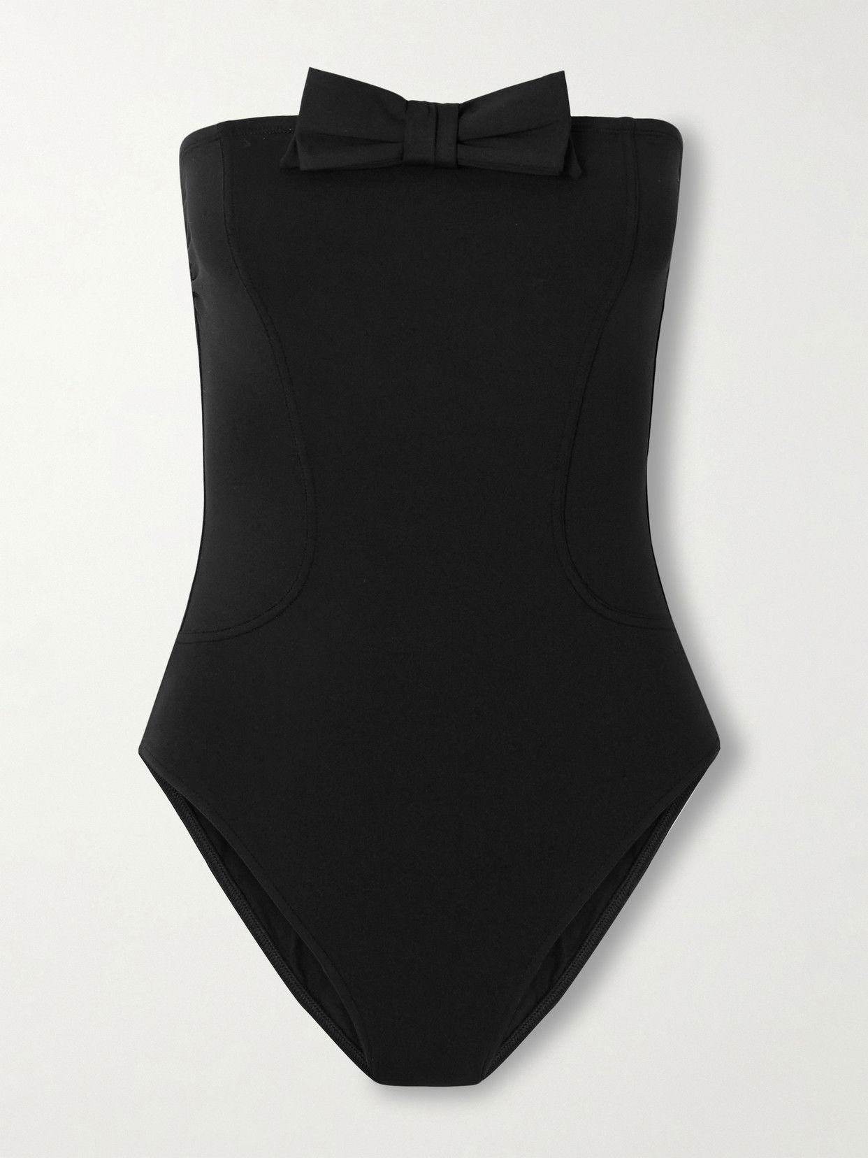 ERES Dress Code Bow-Detailed Strapless Swimsuit | endource