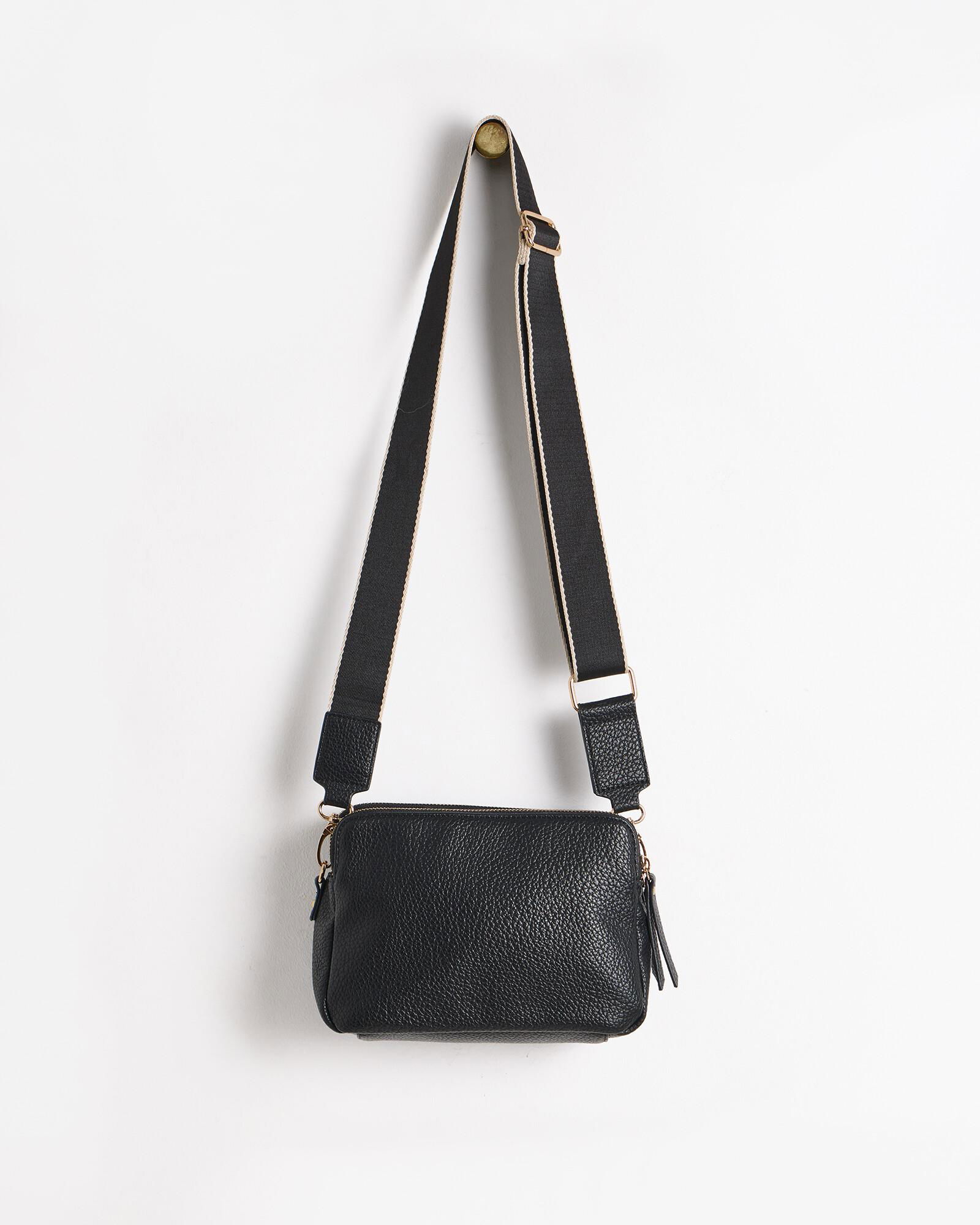 OLIVER BONAS Isla Crossbody Bag in Black | endource