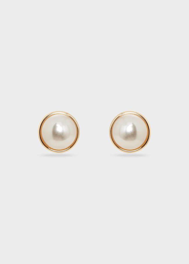 HOBBS Monica Stud Earrings in Gold | endource