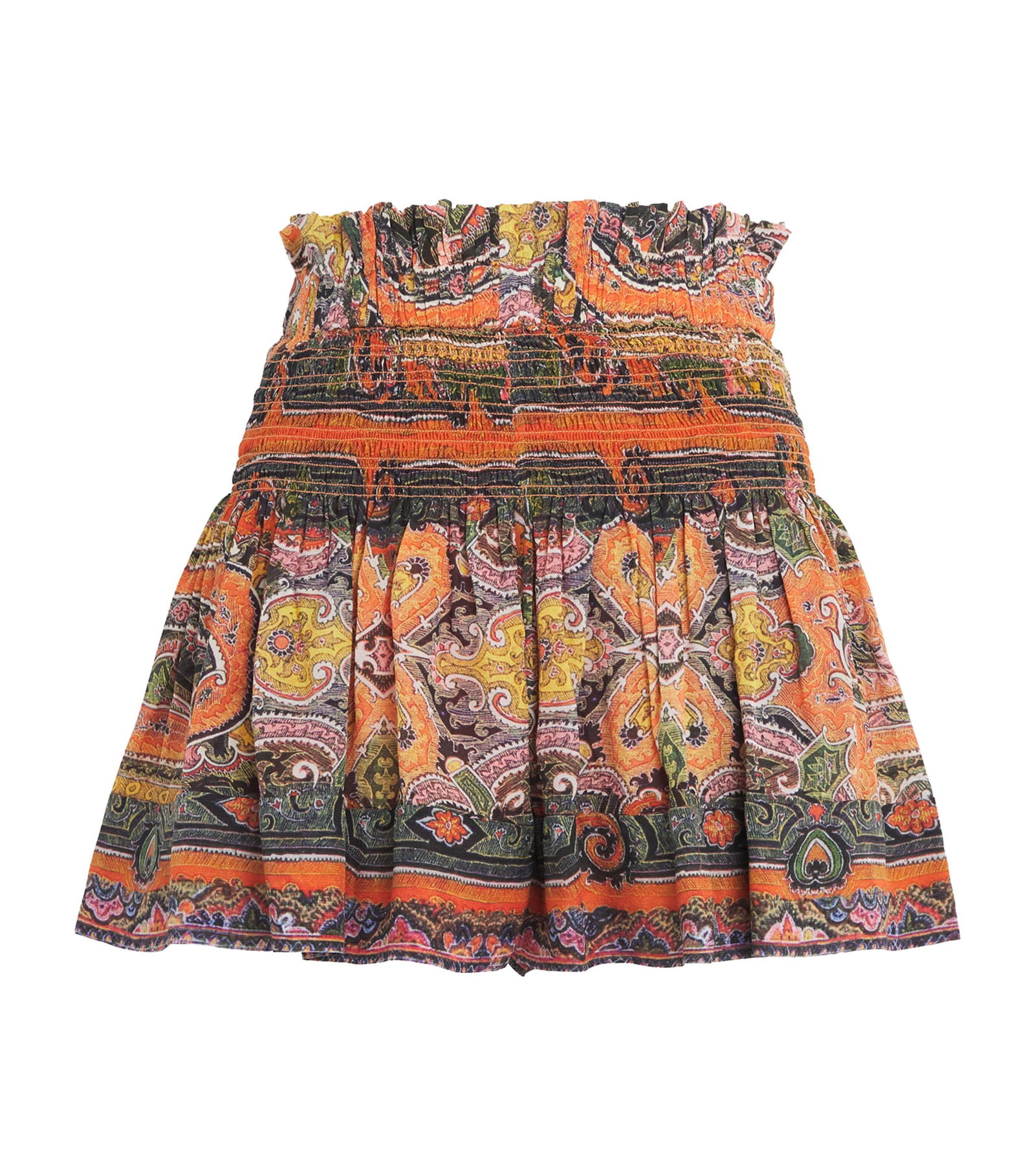 ISABEL MARANT Silk Paisley Print Maelly Shorts | endource