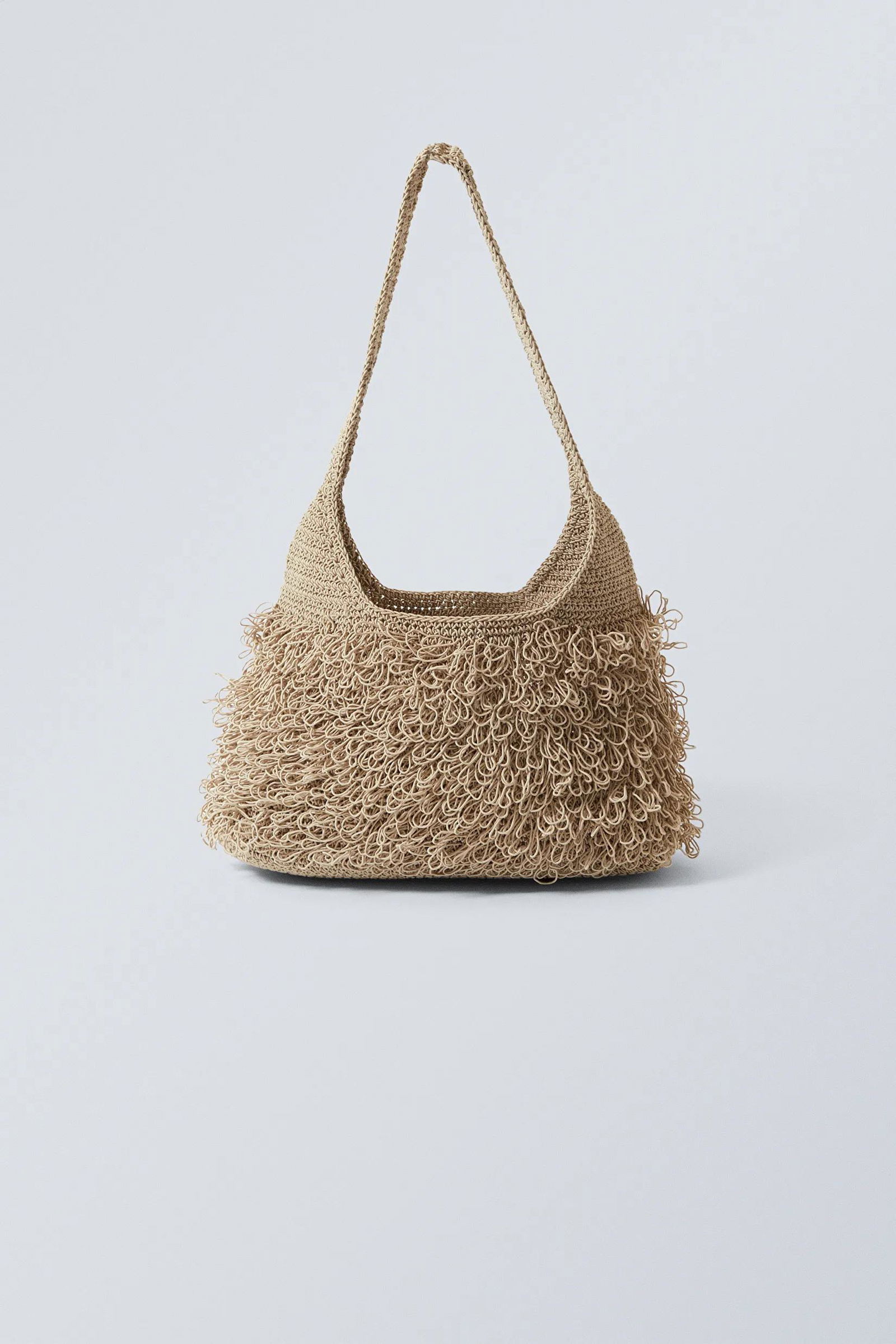WEEKDAY Small Loop Handbag in Beige | Endource