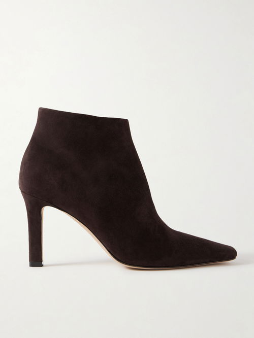 THE ROW Carla Suede Ankle Boots | endource