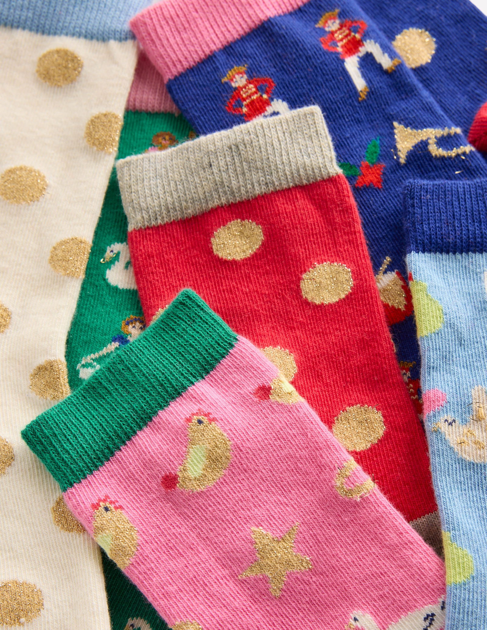 BODEN Socks 7 Pack-12 Days Of Christmas | endource