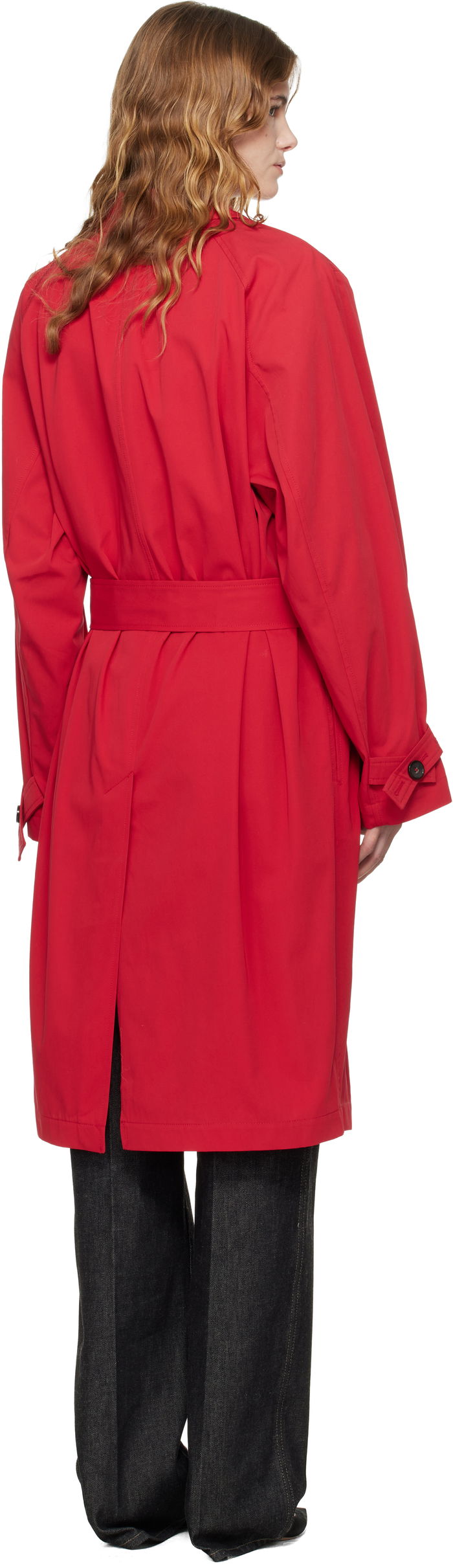 TOTEME Red Light Spring Trench Coat | endource