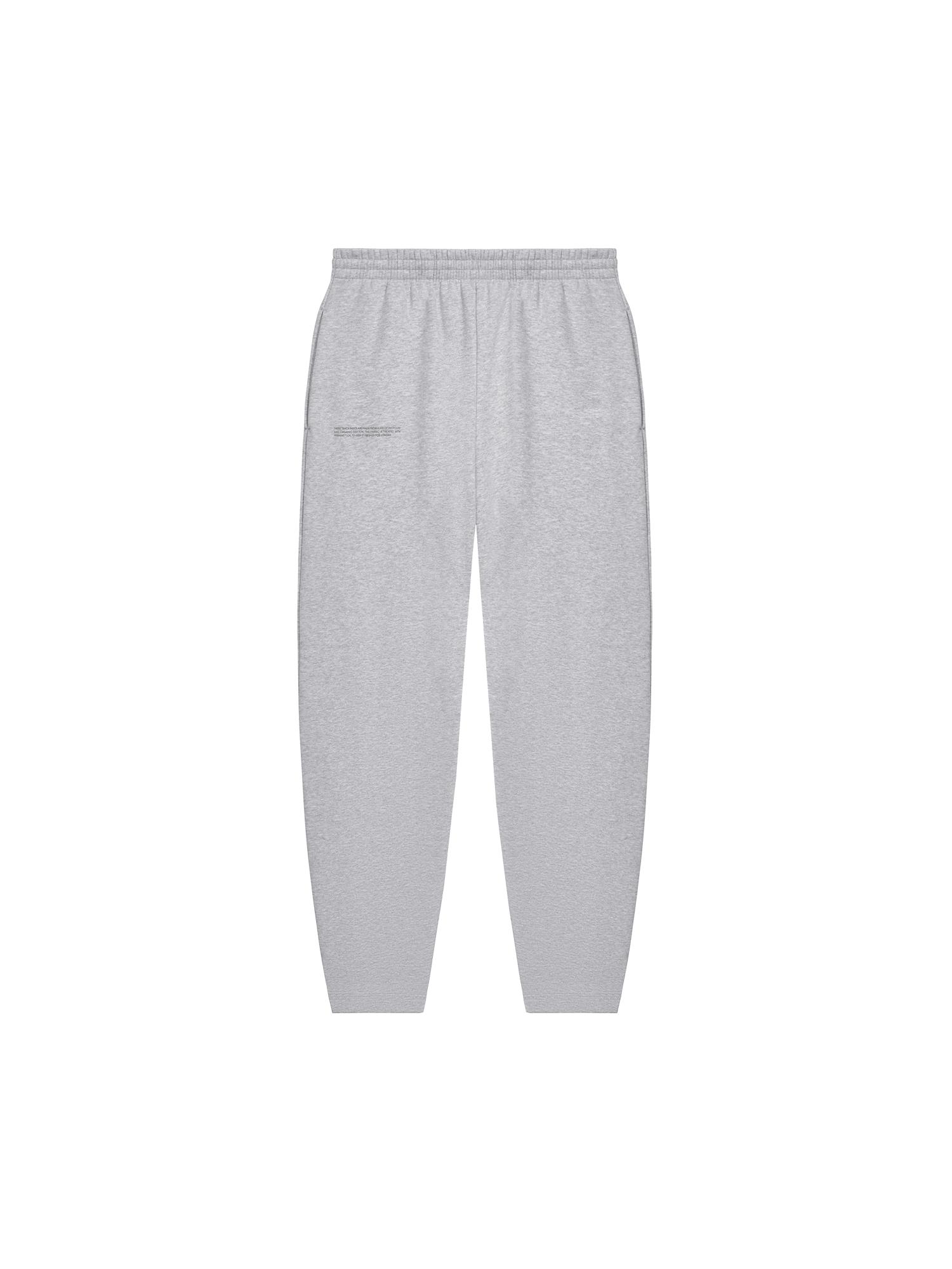 PANGAIA DNA Barrel-Leg Track Pants in Grey Marl | endource