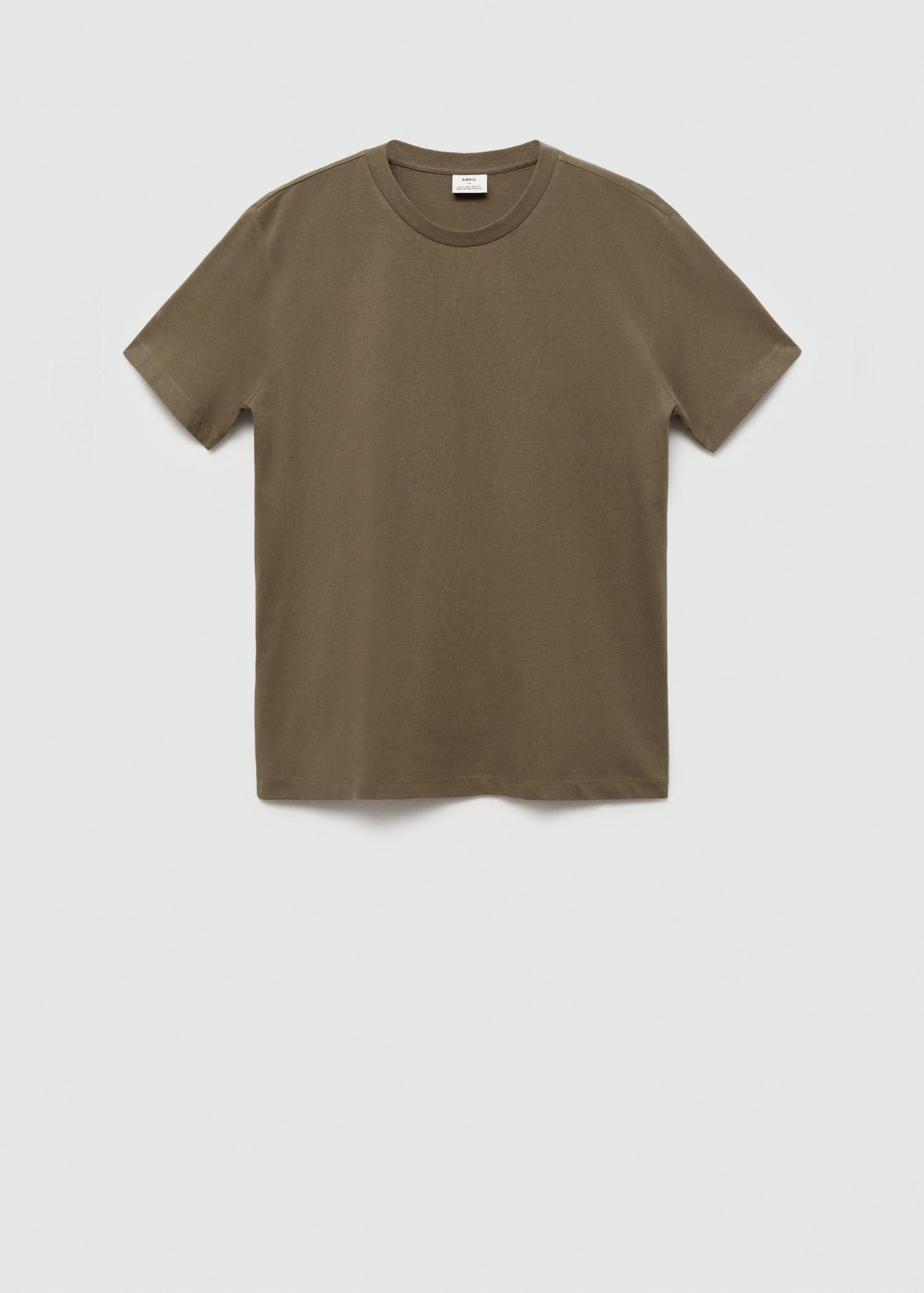 MANGO Basic Cotton Stretch T-Shirt | Endource