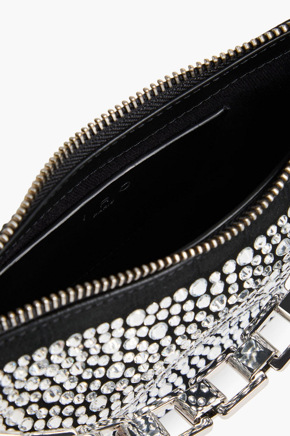 IRO Crystal-embellished Suede Cross-body Bag | endource