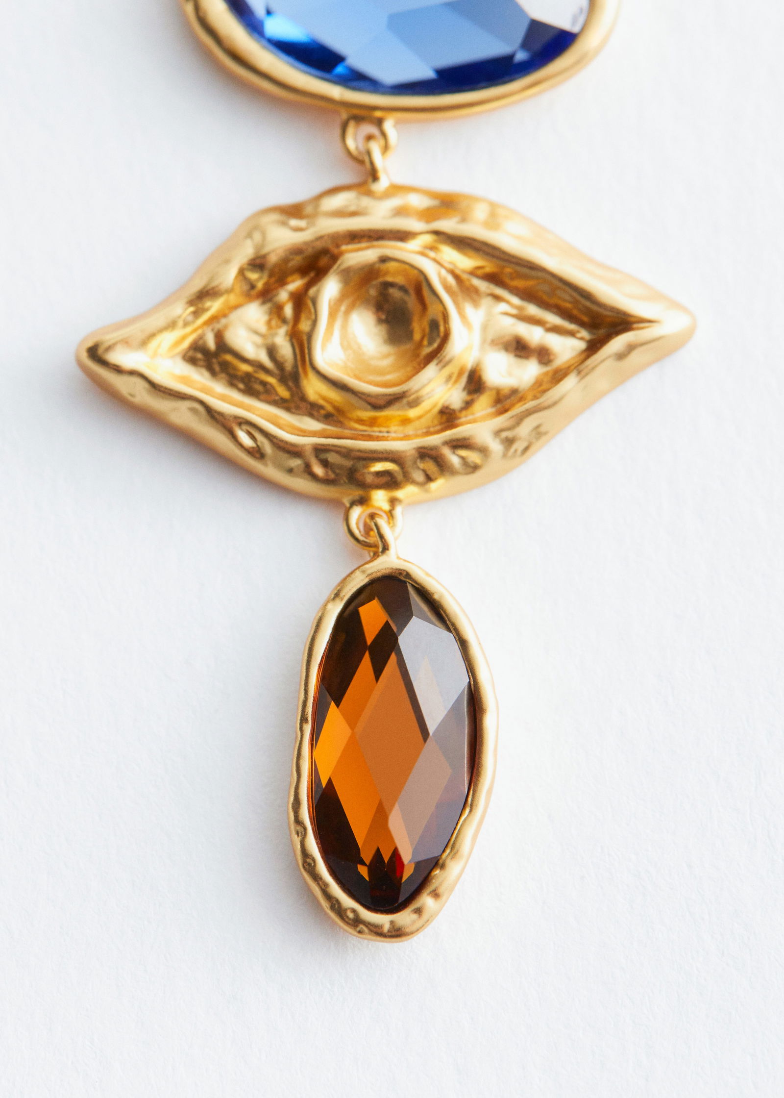 & OTHER STORIES Mismatched Long Crystal Earrings | endource