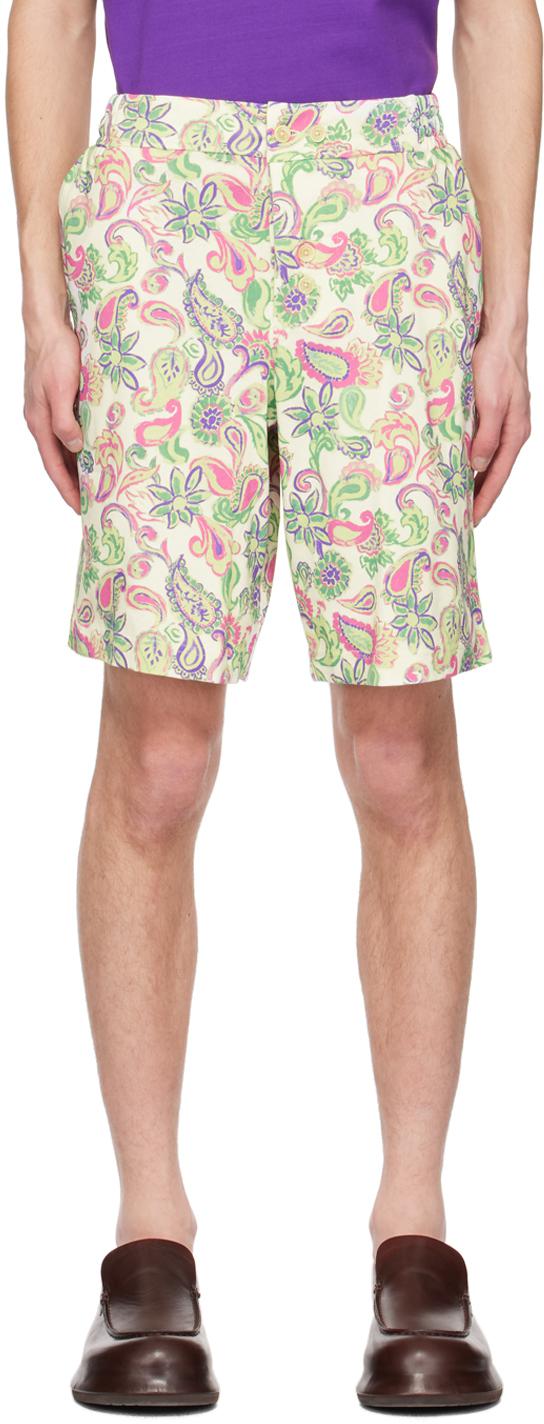 JACQUEMUS Le Raphia 'Le Short Pingo' Shorts | endource