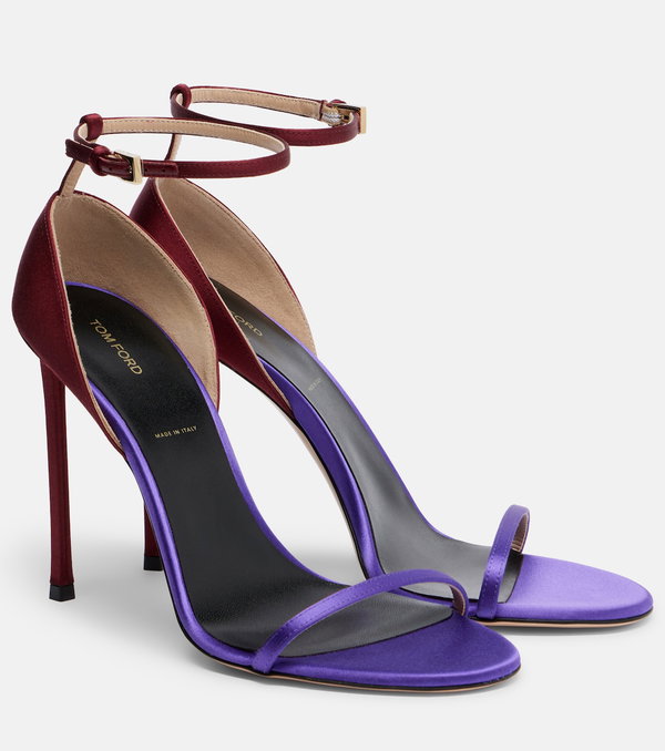 TOM FORD Vertigo Satin Sandals | endource
