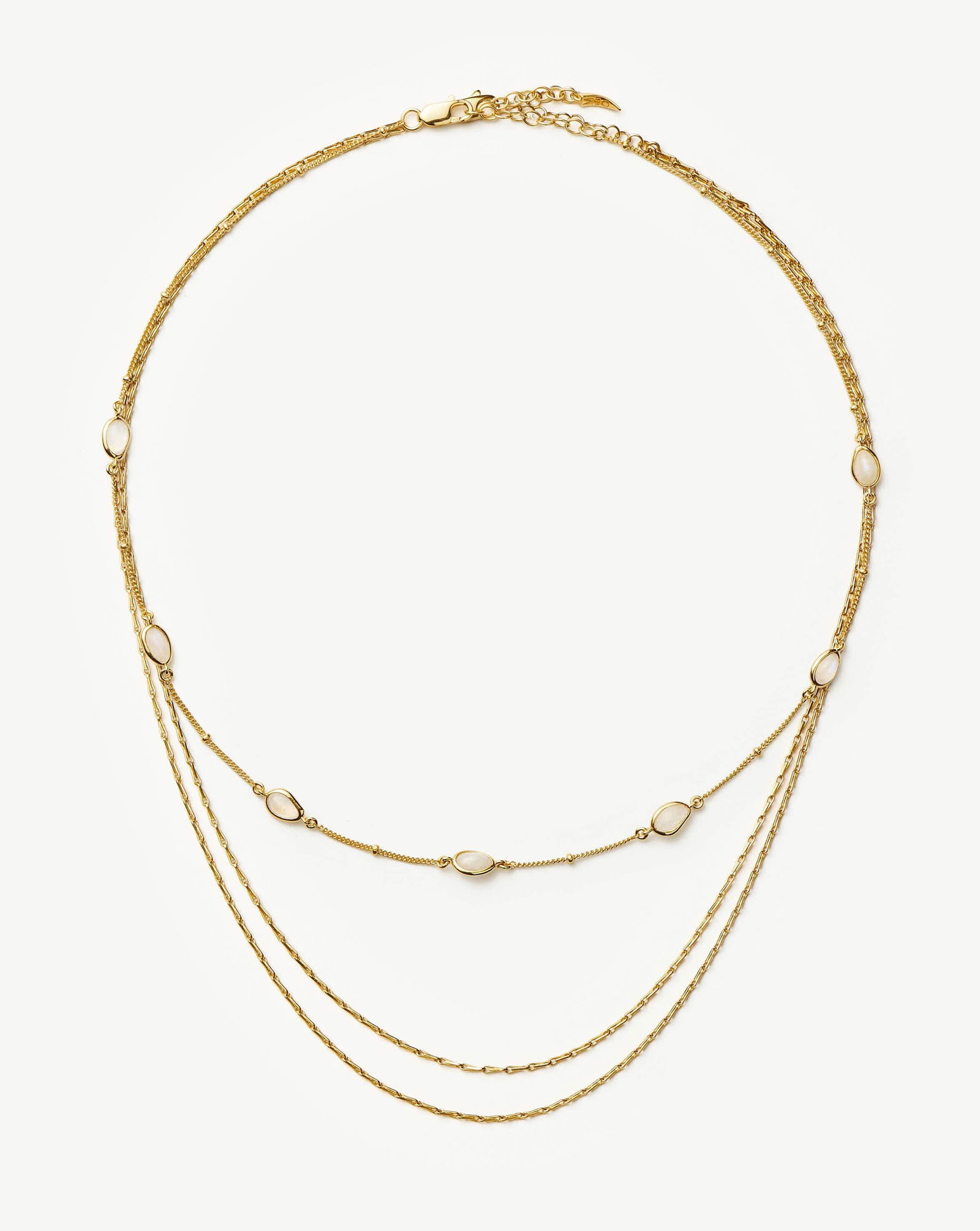 MISSOMA Magma & Twisted Double Chain Necklace Set | endource