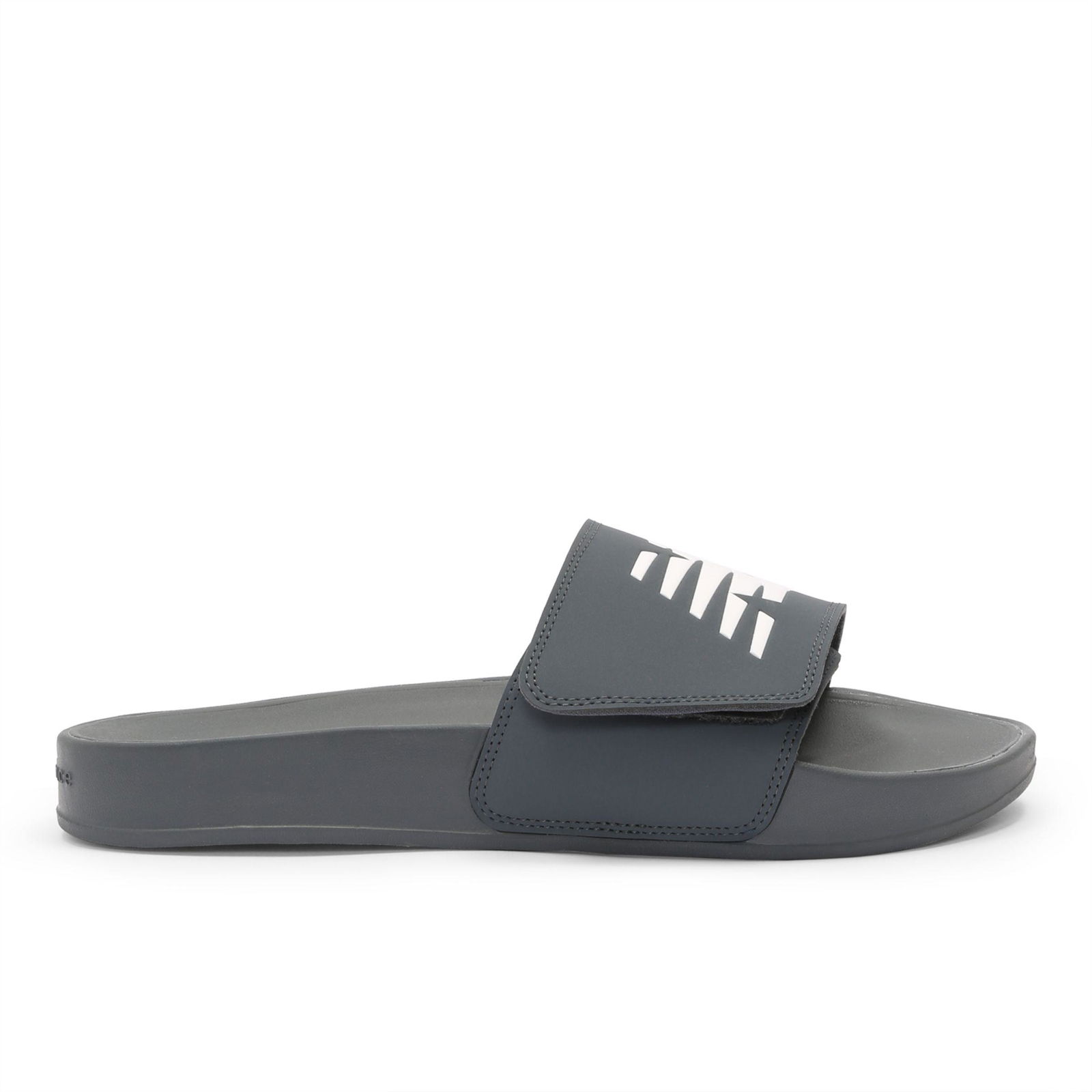 NEW BALANCE 200 Adjustable Wide Sliders in Grey/White | endource