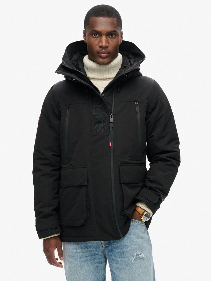 SUPERDRY Ultimate Windbreaker Jacket in Black | endource