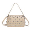 KAREN MILLEN Studded Pebbled Fuax Leather Crossbody Bag | endource