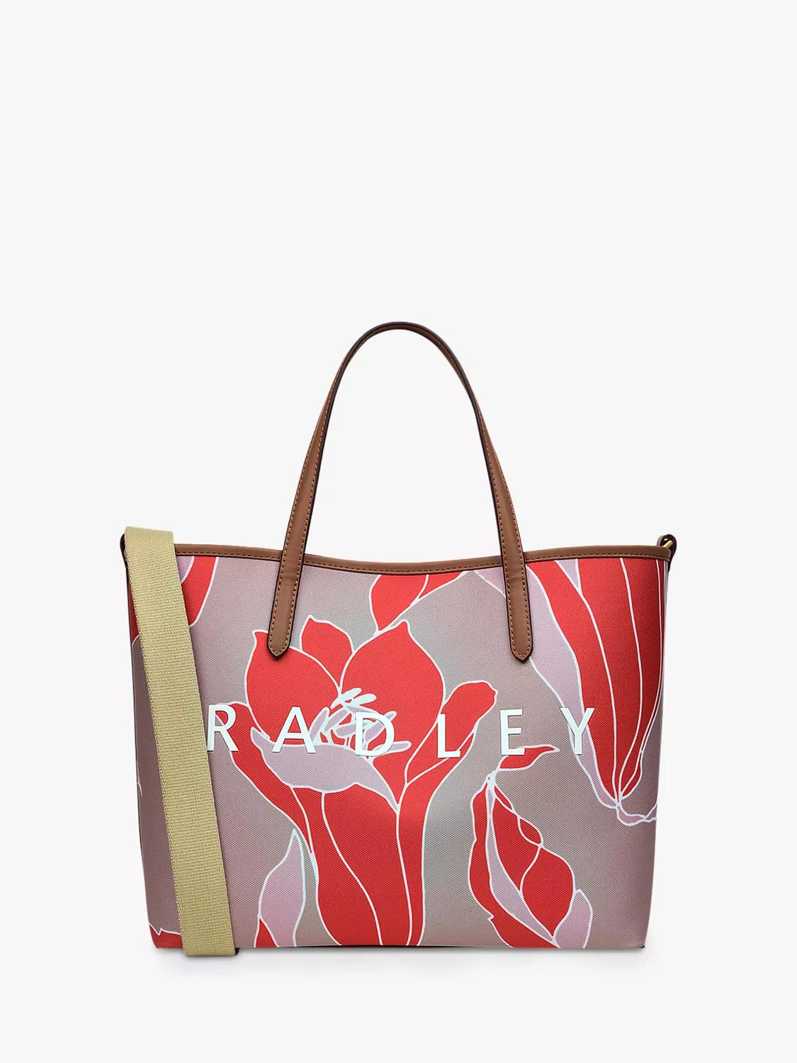 RADLEY Southwell Gardens Oversized Floral Print Grab Bag in Silt | endource