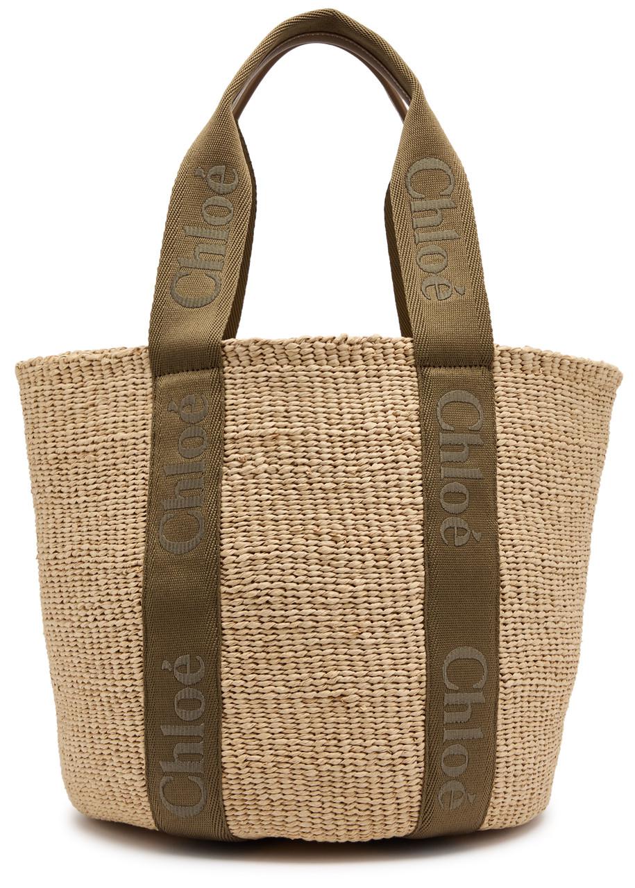 CHLOÉ Chloé x Mifuko - Woody Large Raffia Basket Bag | Endource