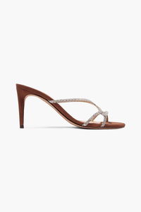 ALEXANDRE BIRMAN Sirena Watersnake And Suede Mules | endource