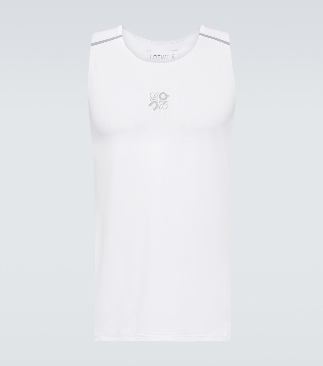 LOEWE Loewe x On - Performance Jersey Tank Top in White | Endource