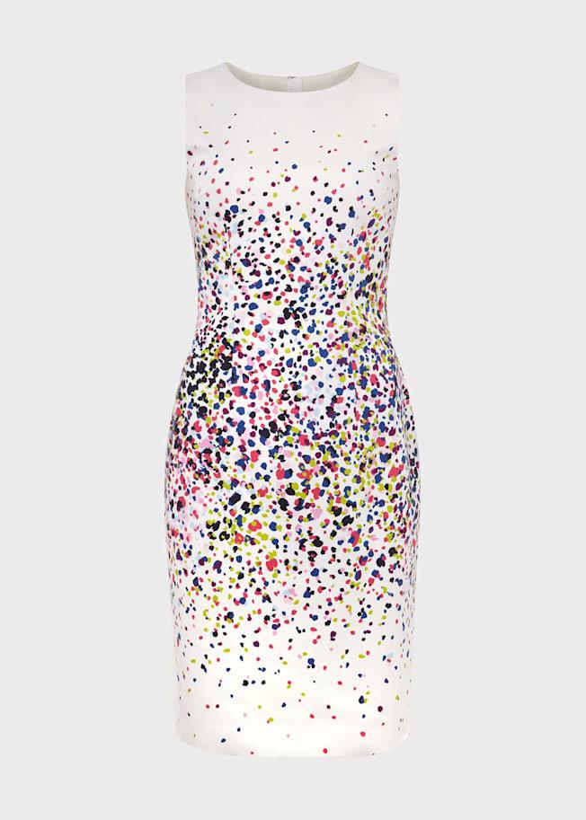 HOBBS Fiona Dress in Ivory Multi | endource
