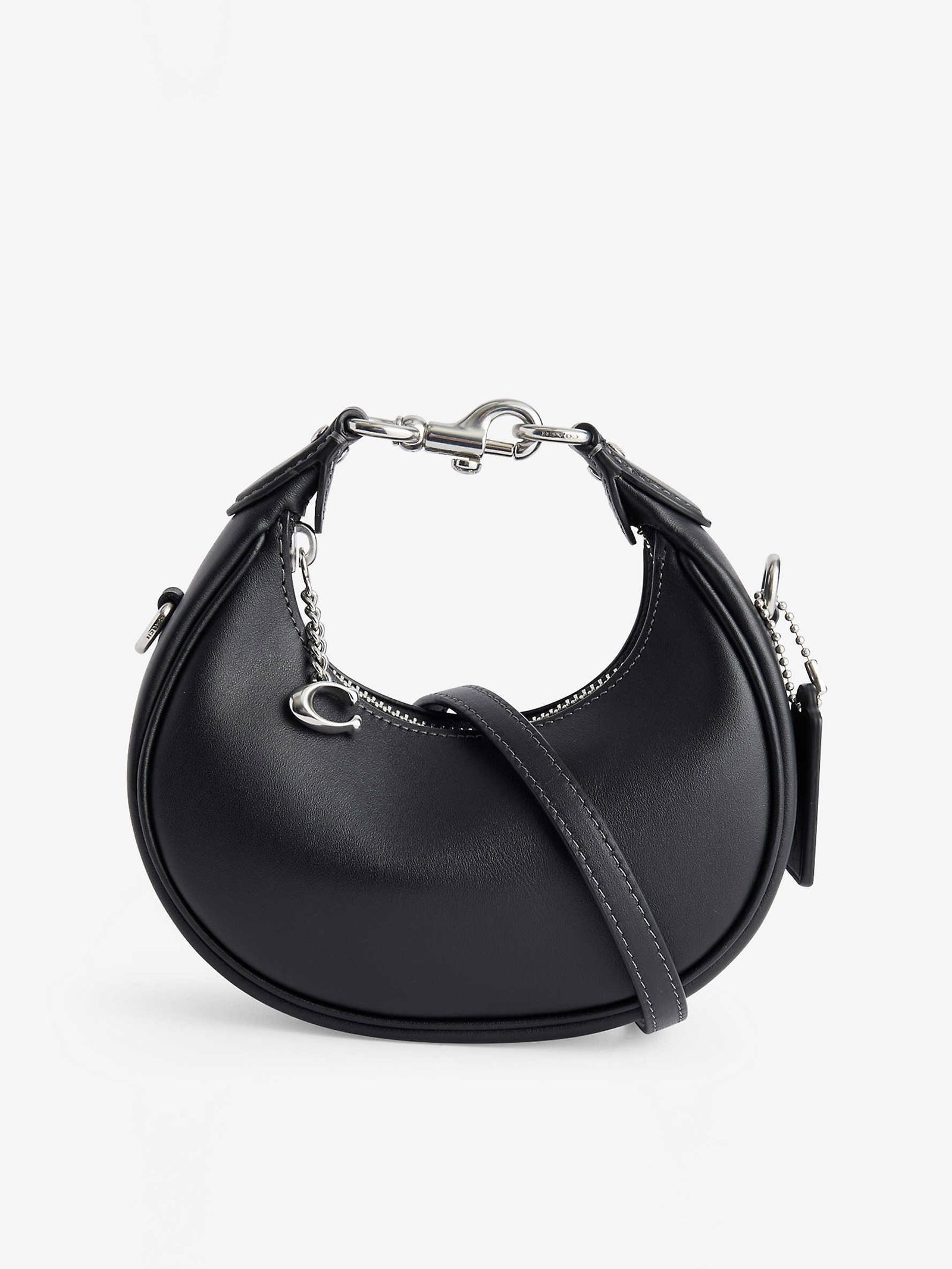 COACH Jonie Mini Leather Cross-Body Bag in LH/BLACK | endource