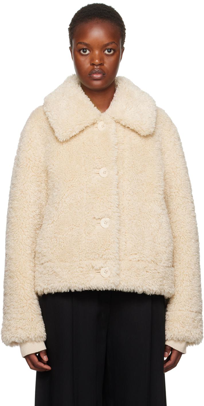 STAND STUDIO Melina Faux-Shearling Jacket | endource