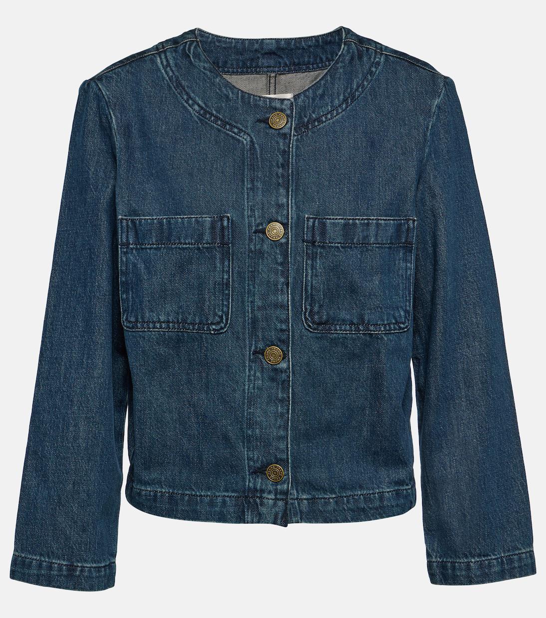 FRAME Denim Jacket in Blue | endource