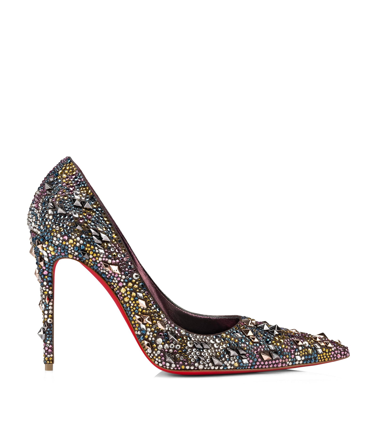 CHRISTIAN LOUBOUTIN Kate Max Strass Eternity Suede Pumps 100 | endource
