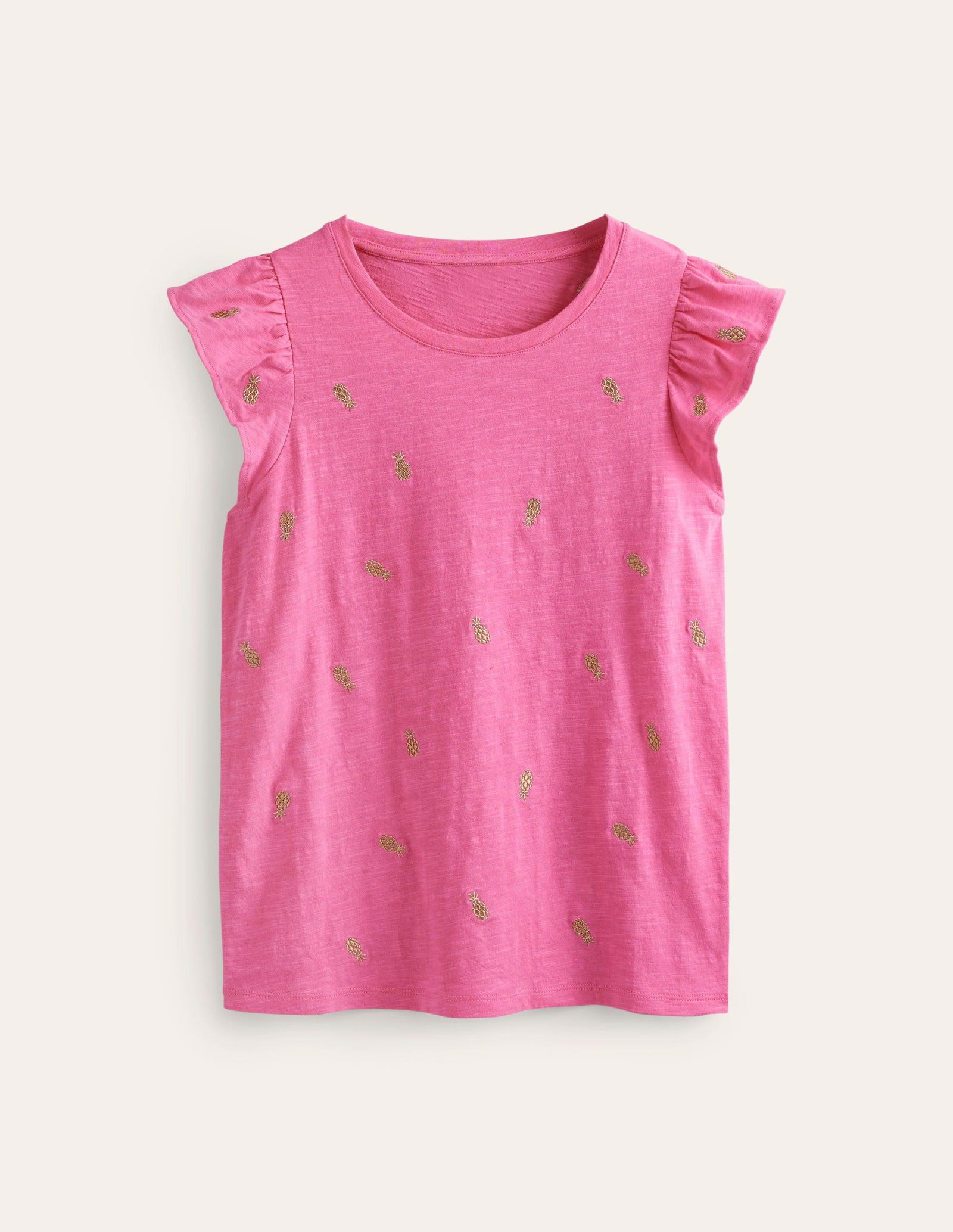 BODEN Dora Flutter Sleeve Top | endource