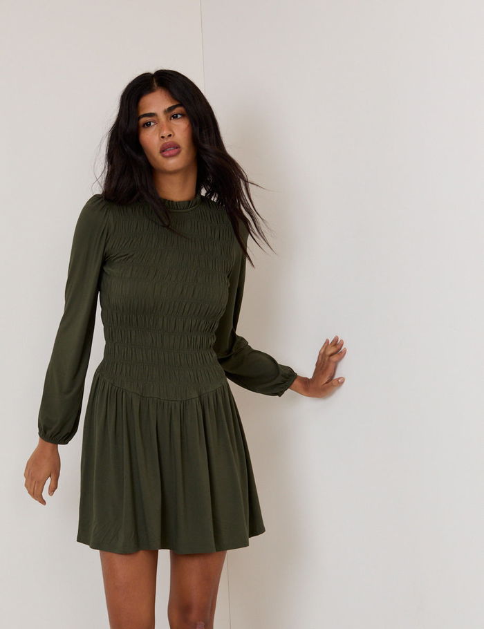 NOBODY'S CHILD Ruched Siobhan Mini Dress | endource