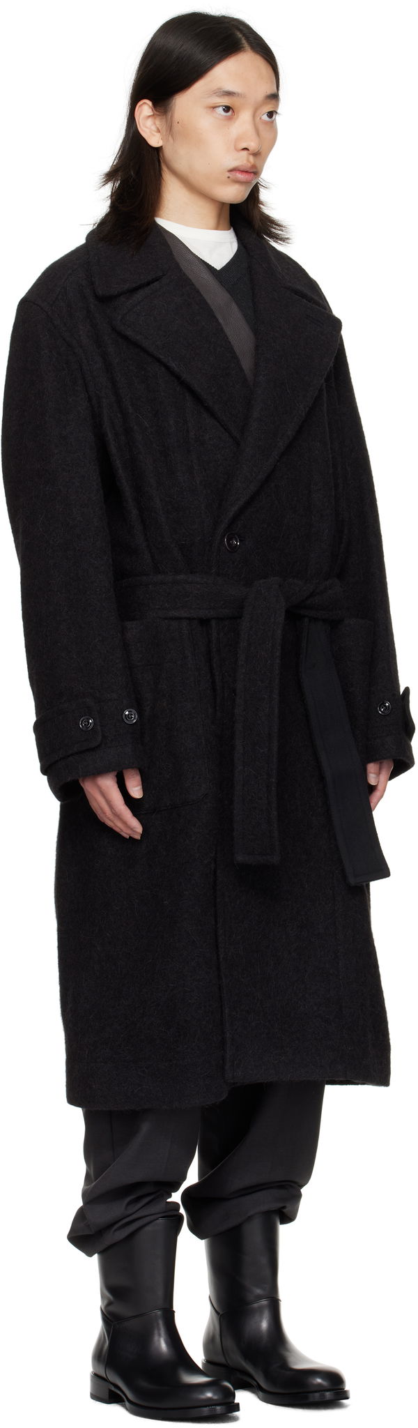 LEMAIRE Black Soft Coat | endource