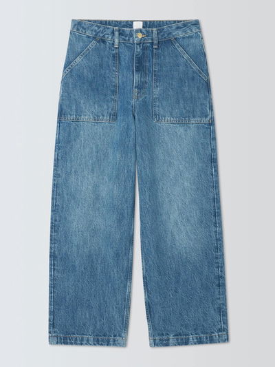 JOHN LEWIS Oversized Pocket Cropped Jeans | endource