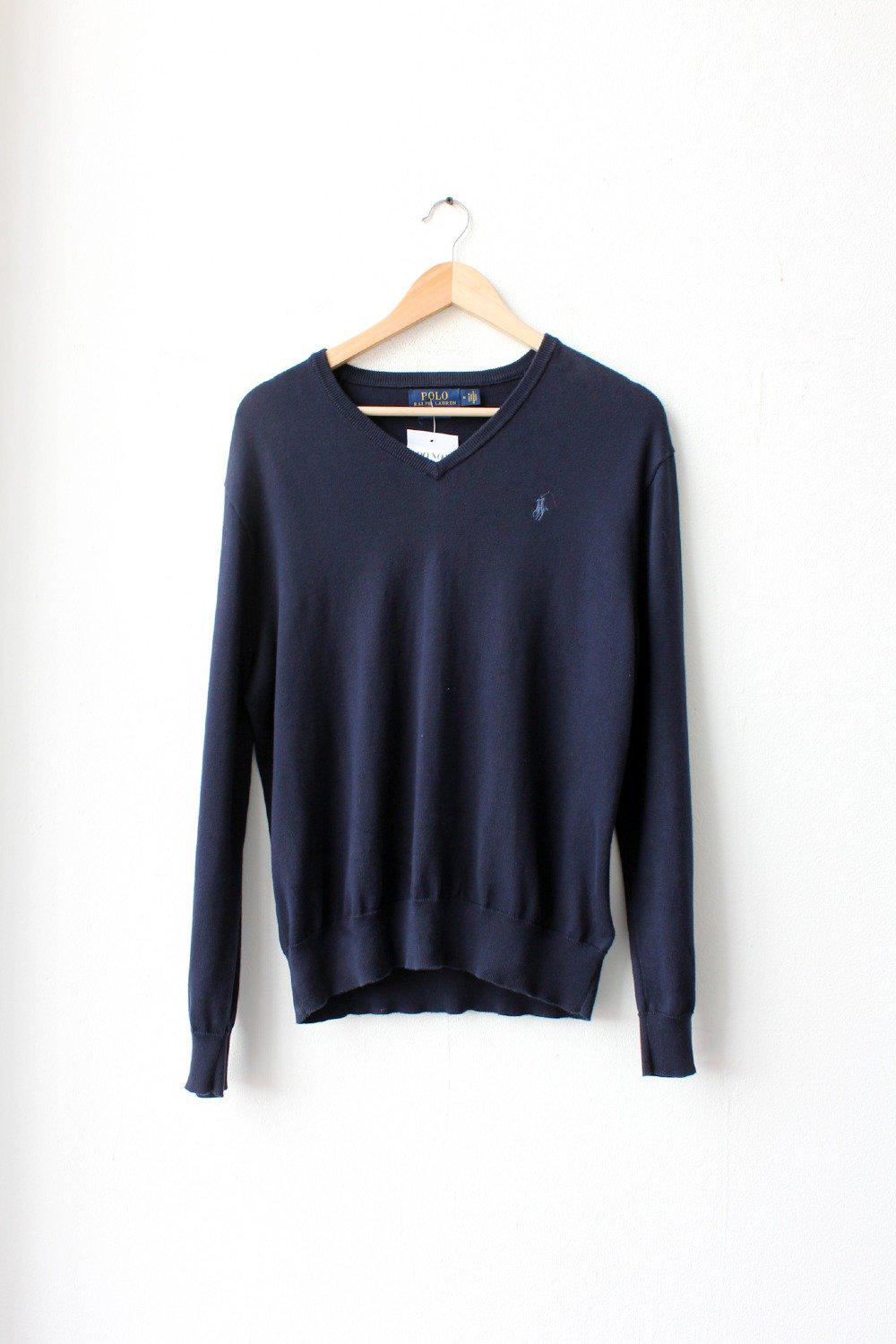 POLO RALPH LAUREN Classic Shape Jumper in Blue | Endource